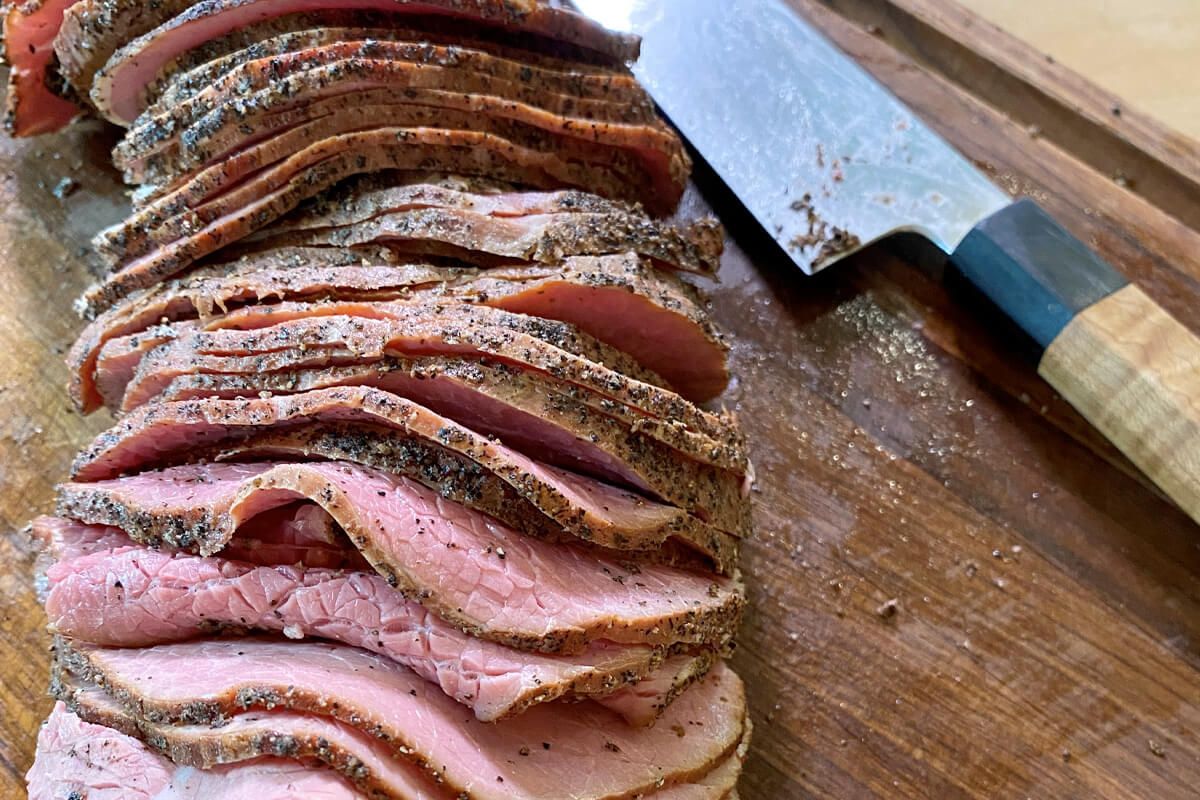 Beef Eye of Round Bacon