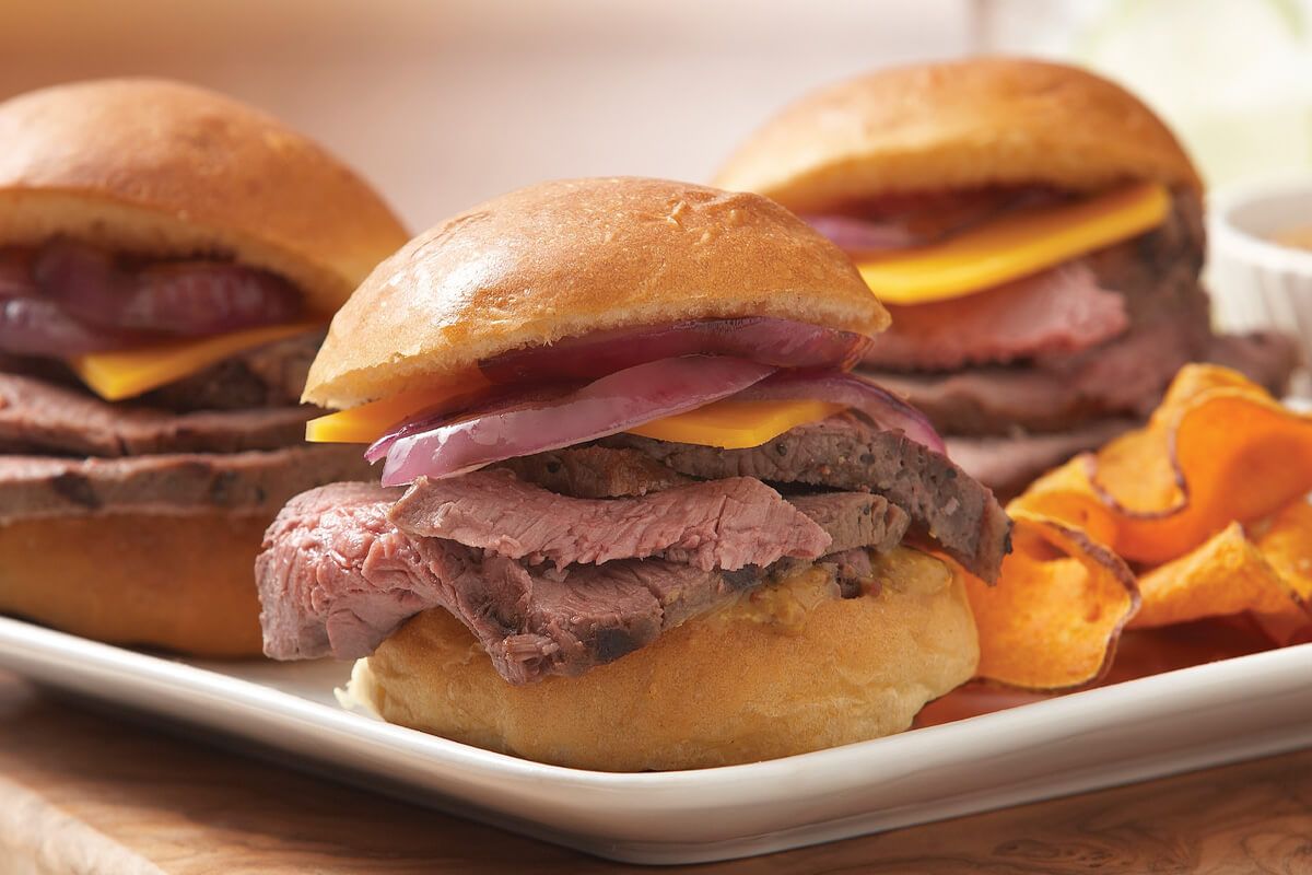 Grilled Sirloin Mini Sandwiches