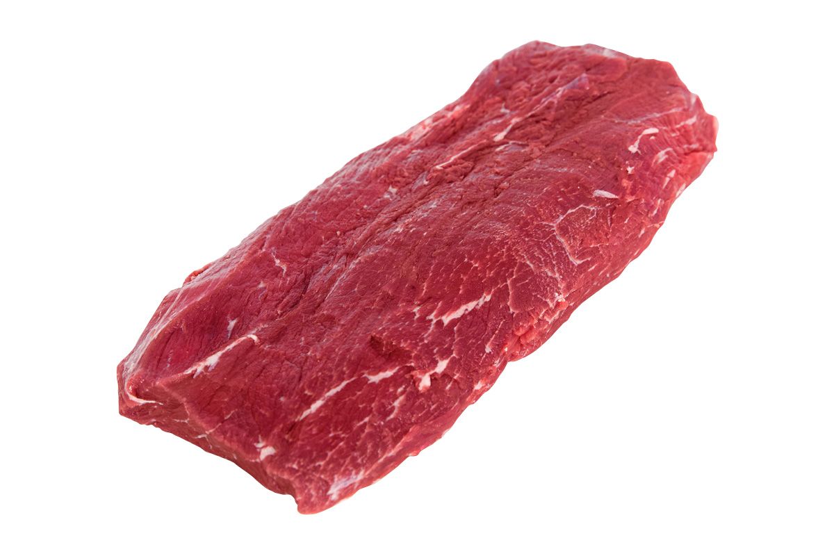 Butterfly top round is an economic beef cut.