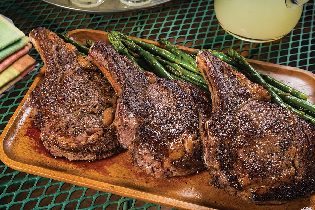 Seared Ribeye Steak With Aioli Marinade