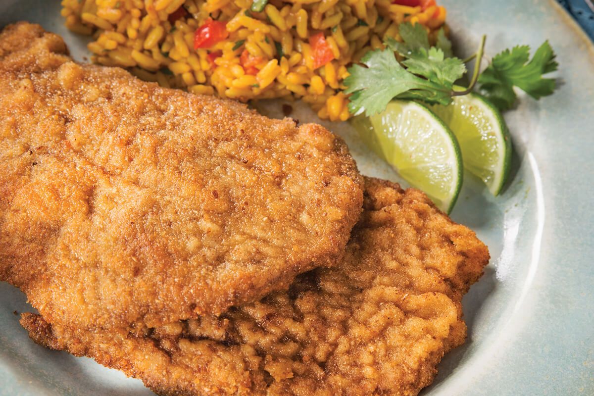 Milanesa Steak - Breaded Top Round Cutlets